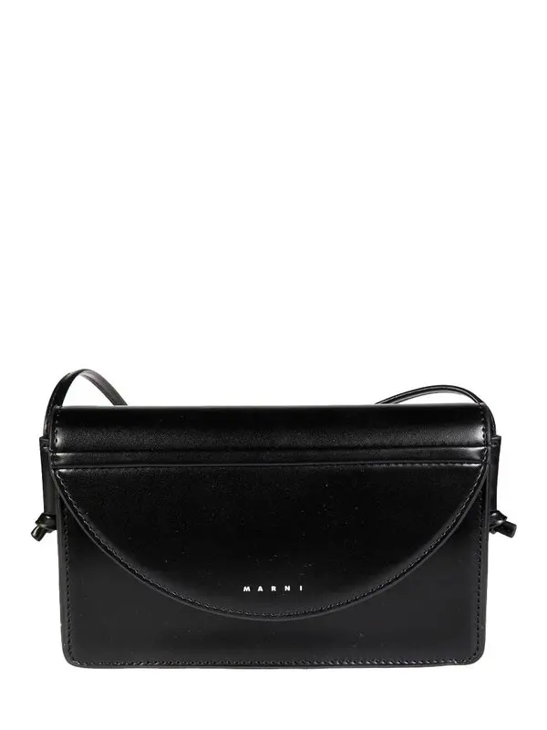Marni Handbag With Logo - Black