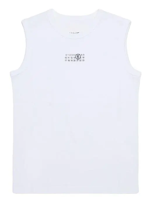 MAISON MARGIELA Tops With Logo - White
