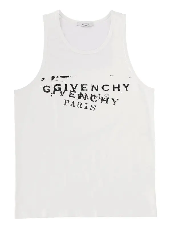 Givenchy Tank Top With Logo - White
