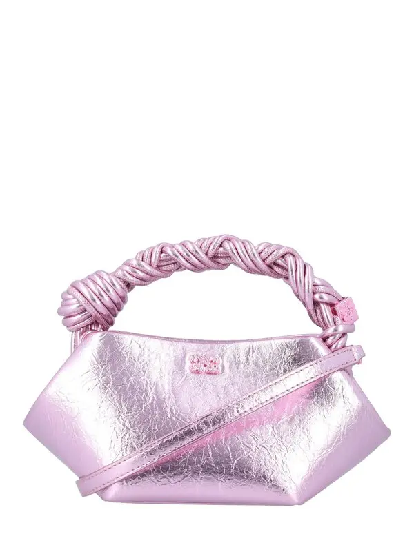 GANNI Mini Bou Bag - Silver Pink