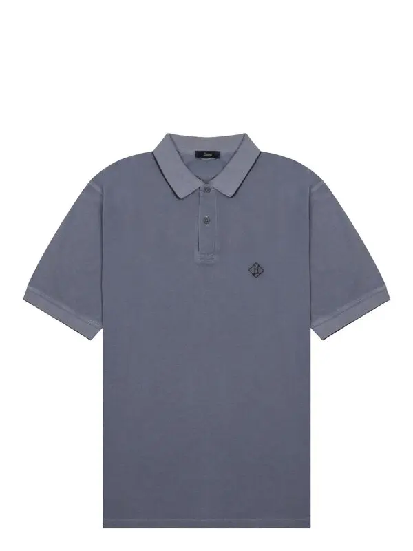 Herno Polo With Logo - Blue