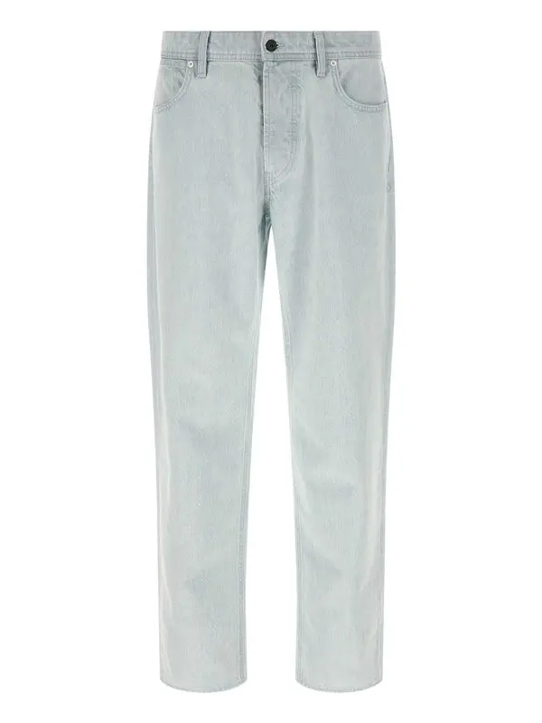 Stone Island Bleached Indigo Denim Jeans - Light Blue