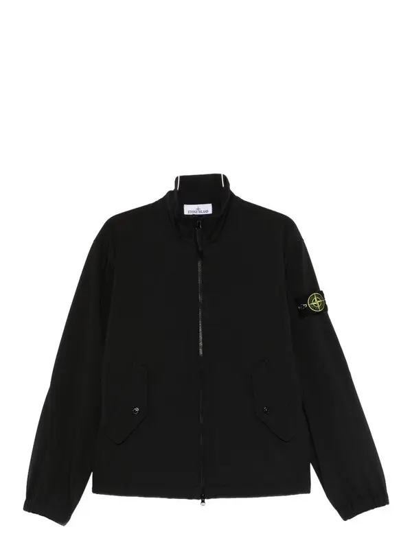 Stone Island Zipped Blouson Jacket - Black