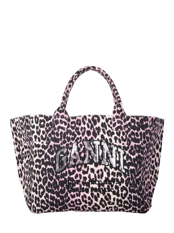 GANNI Tote - Mauve Leo
