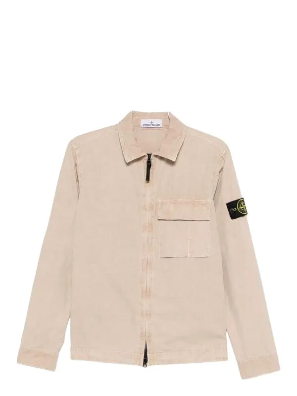 Stone Island Cotton Shirt - Beige