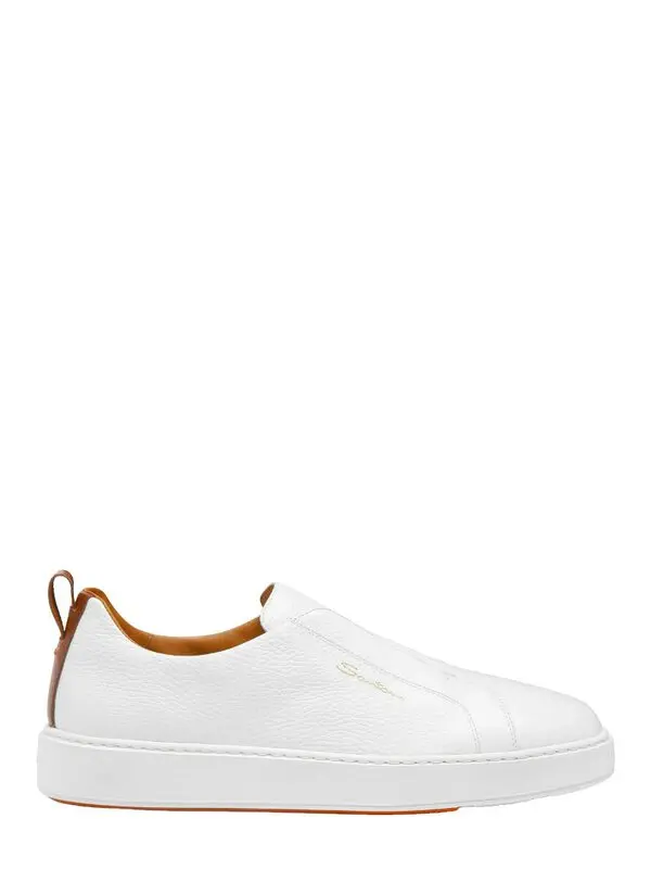 Santoni Victory Leather Sneakers - White
