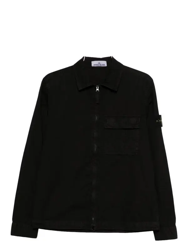 Stone Island Cotton Shirt - Black