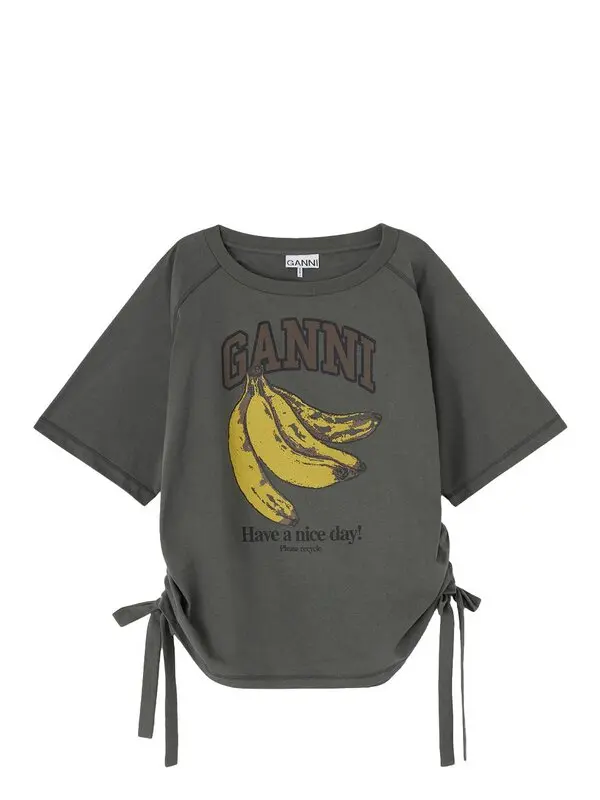GANNI T-shirt - Charcoal