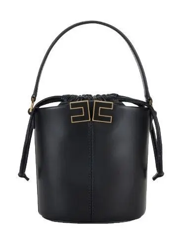 Elisabetta Franchi Bucket Bag - Black