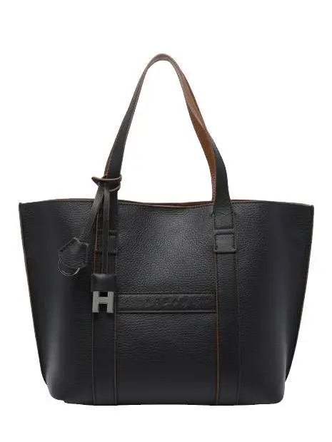 Hogan Small Script Shopping Bag - Black