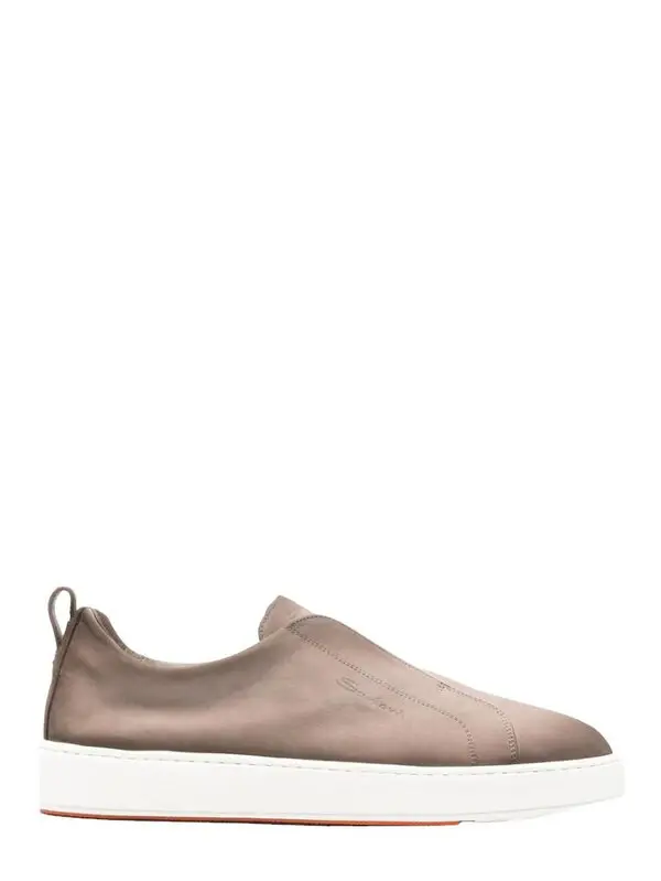 Santoni Victory Slip-on Sneakers - Beige