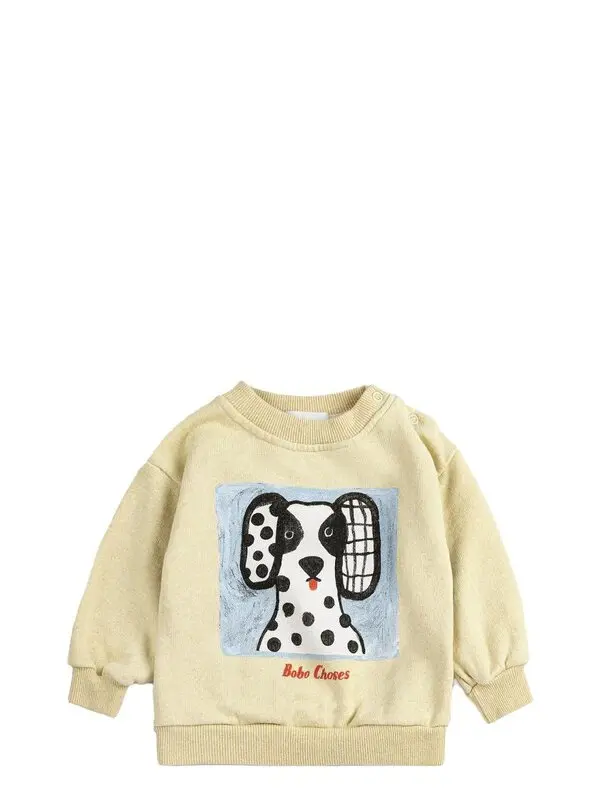 BOBO CHOSES Van Dog Sweatshirt - Yellow