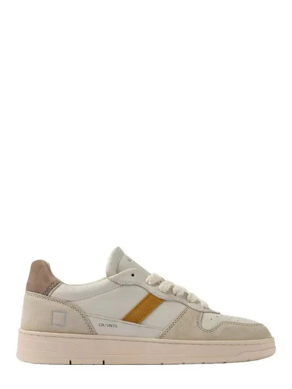 D.a.t.e. Court 2.0 Vintage Sneakers - Ivory
