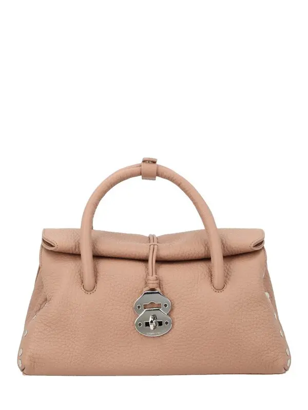 ZANELLATO Leather Handheld Bag - Beige
