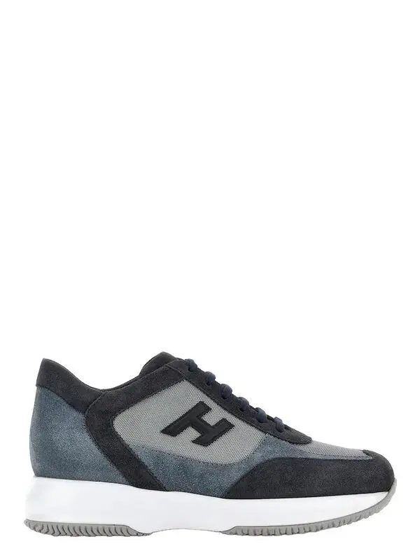 Hogan Interactive Suede Sneakers - Blue