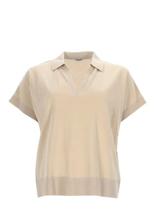Aspesi Polo Collar Shirt - Beige