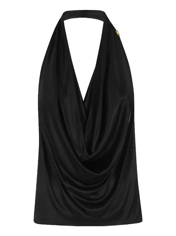 Elisabetta Franchi Jersey Top - Black