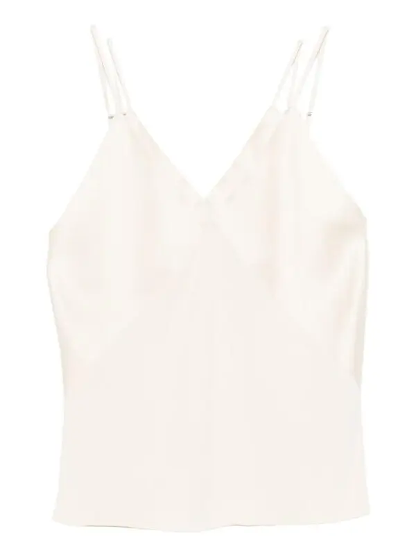 FORTE_FORTE Sleeveless Top - White
