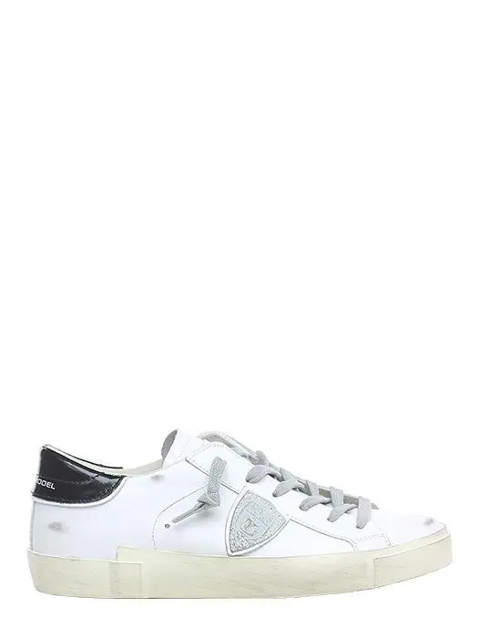 Philippe Model Lace Up Sneakers - White