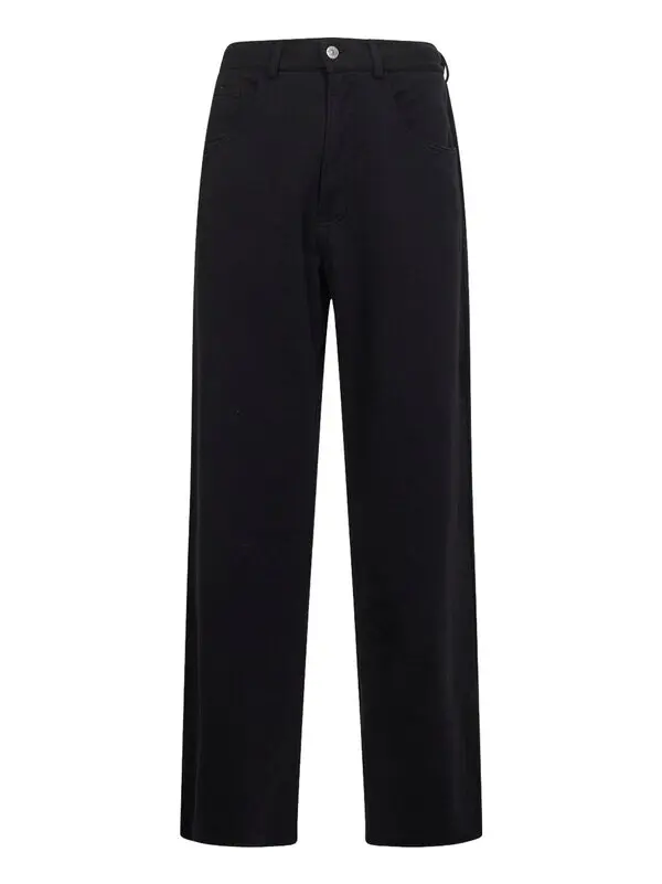 MAISON MARGIELA Cotton Trousers - Black