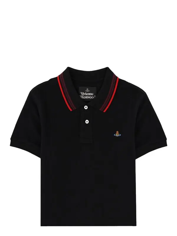VIVIENNE WESTWOOD Polo Shirt With Logo - Black