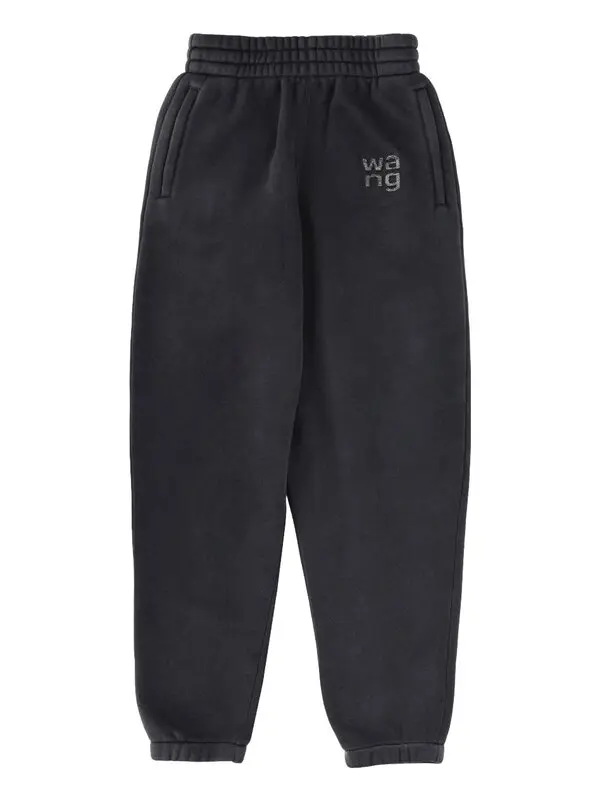 Alexander Wang Jogger Pants With Logo - Black