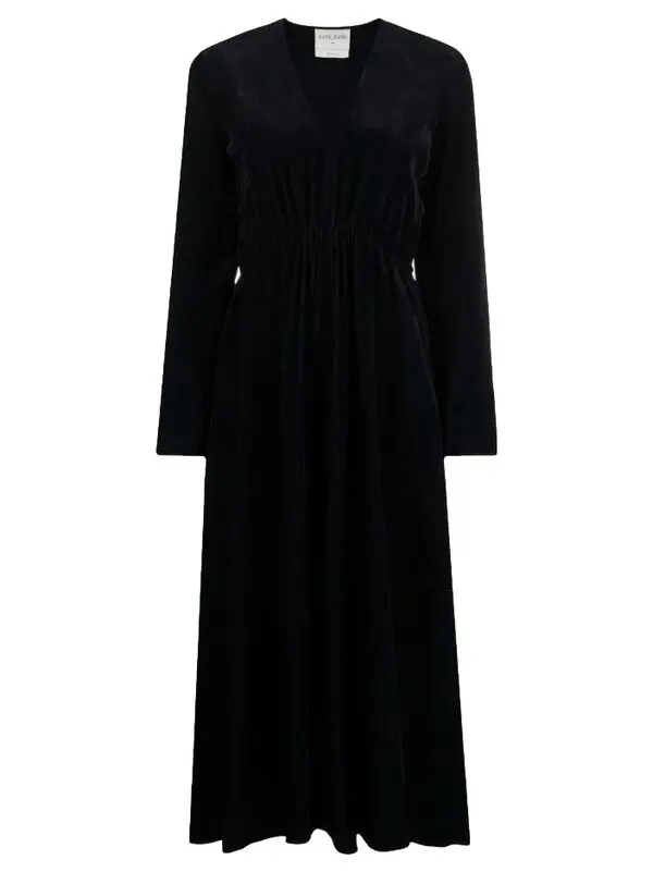 FORTE_FORTE Velvet Dress - Blue