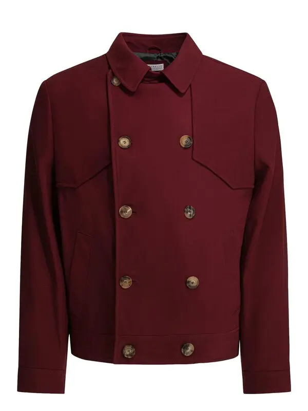 Brunello Cucinelli Jackets & Coats - Bordeaux