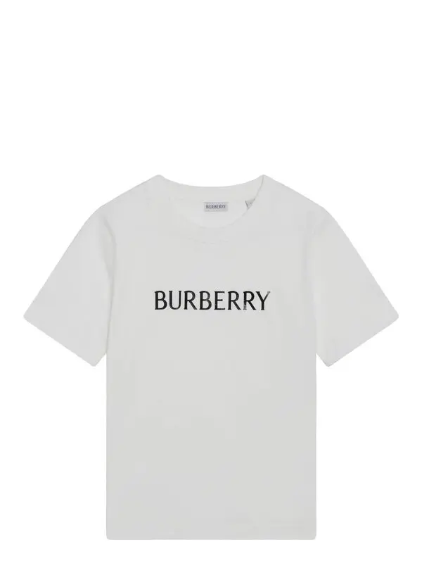 Burberry Logo-print Cotton T-shirt - White