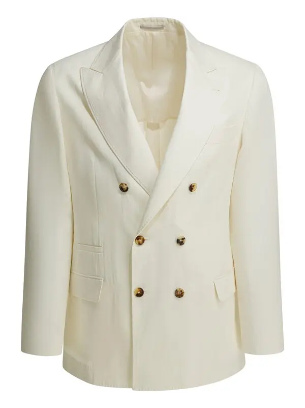 Brunello Cucinelli Jackets & Coats - White