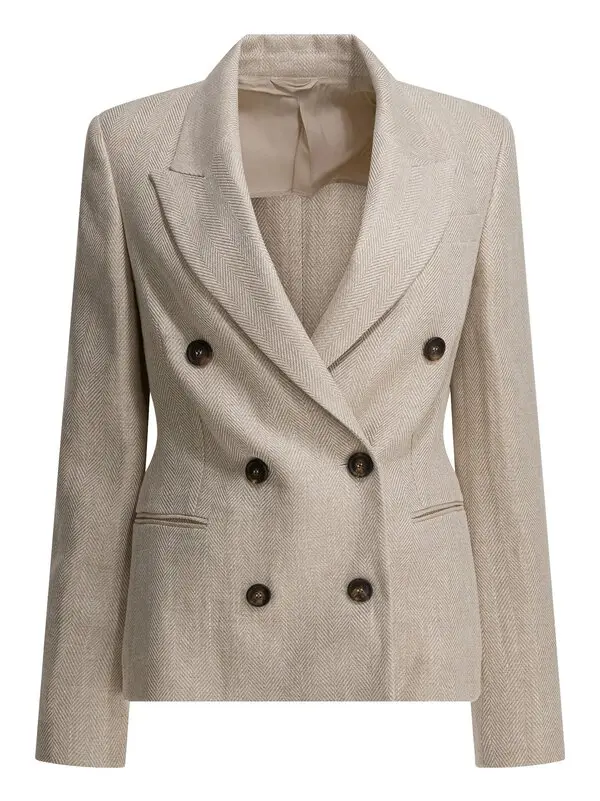 Brunello Cucinelli Jackets & Coats - Beige