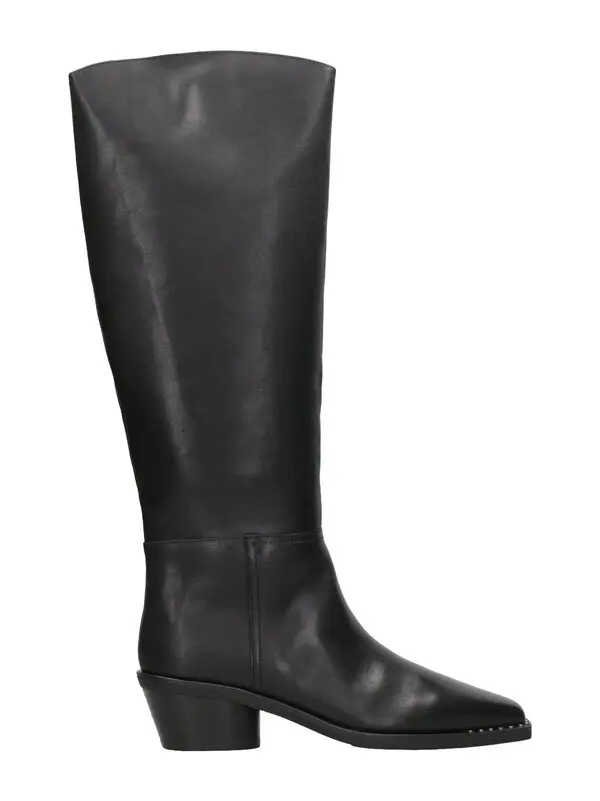 Ash Leather Boots - Black