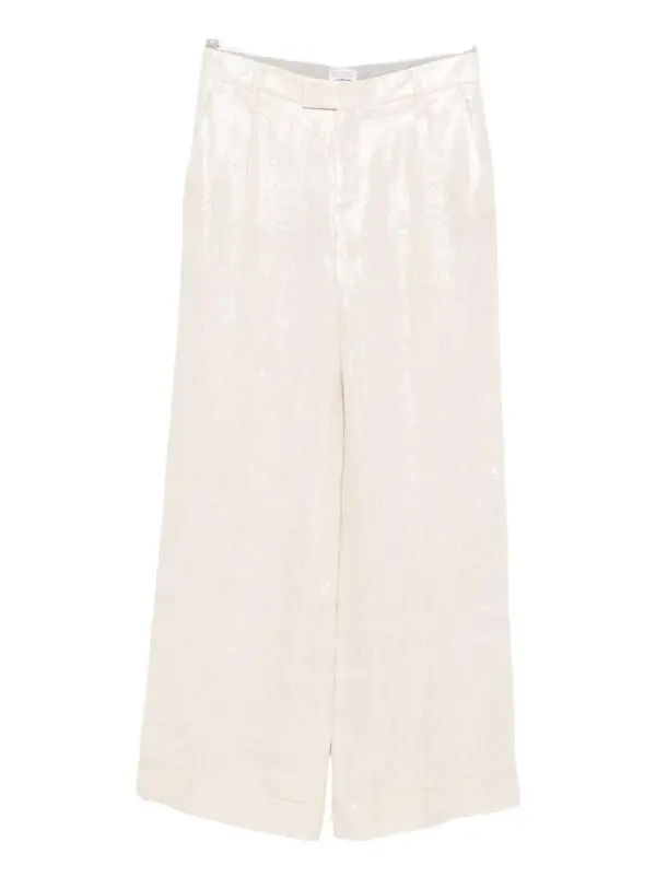 Brunello Cucinelli Palazzo Trousers - White