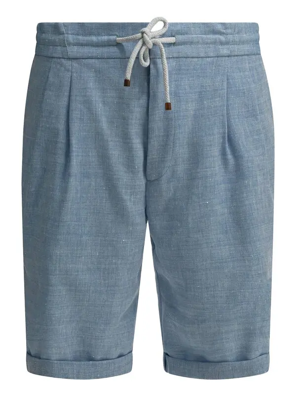 Brunello Cucinelli Shorts - Light Blue