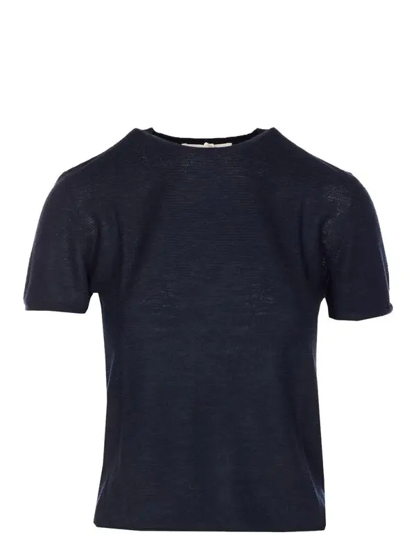 LISA YANG Ira Cashmere T-shirt - Blue