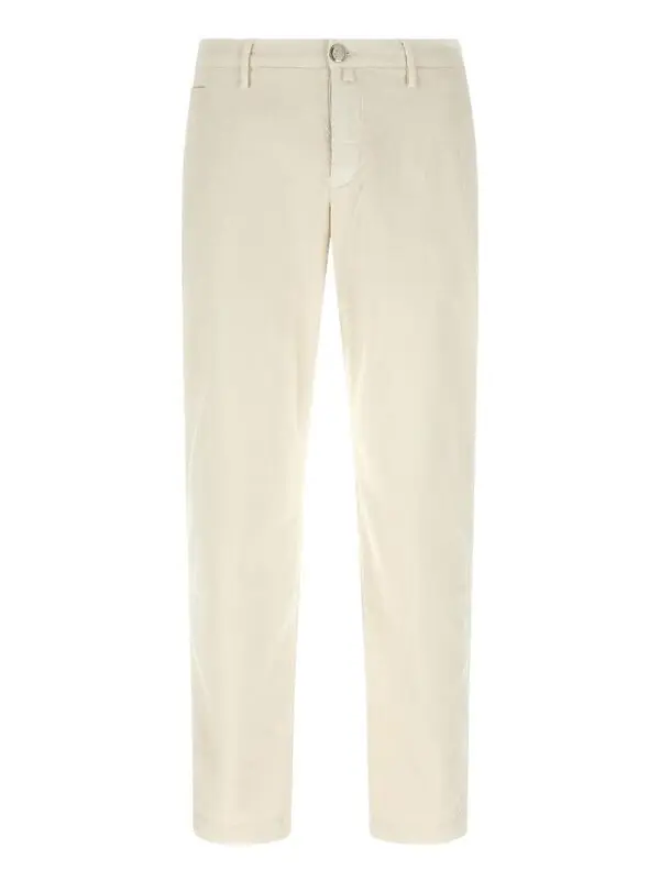 Jacob Cohen Cotton-blend Trousers - White