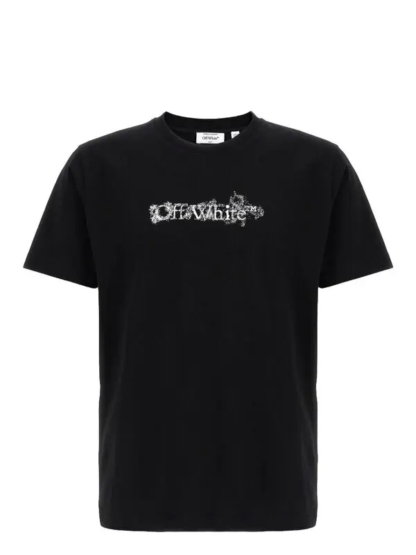 Off White Heraldic Arrow T Shirt - Black