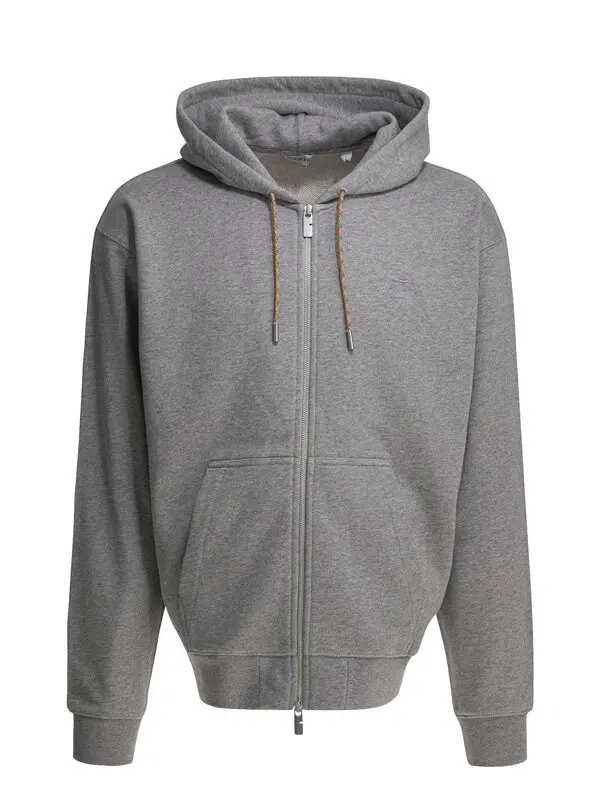 Burberry Zippered Sweatshirt - Grey