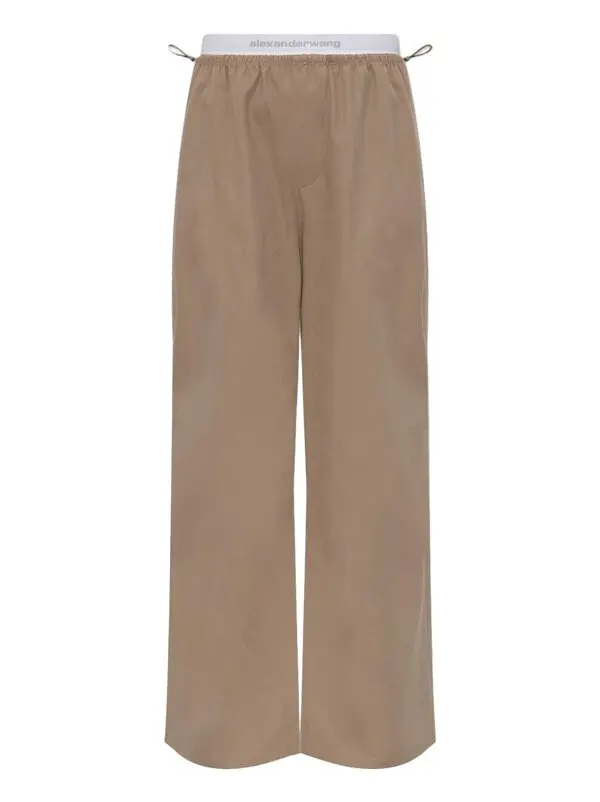 Alexander Wang Straight Leg Pants - Beige