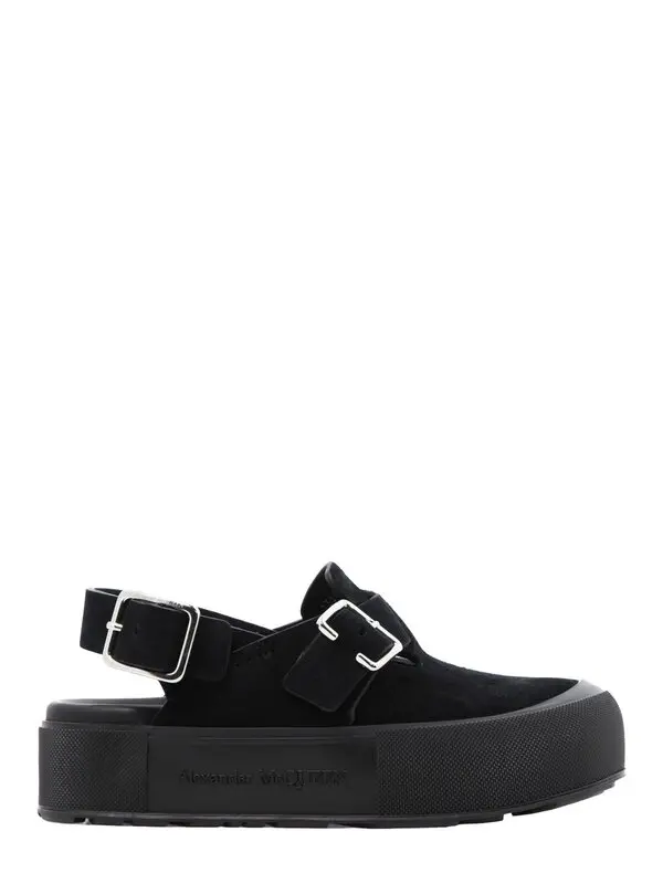Alexander McQueen Mount Slick Sandals - Black