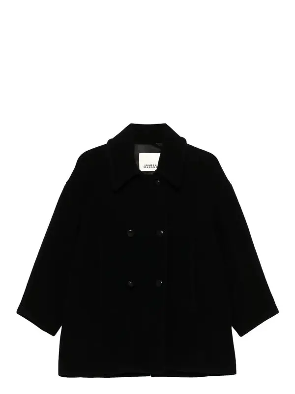 Isabel Marant Fiby Manteau - Black