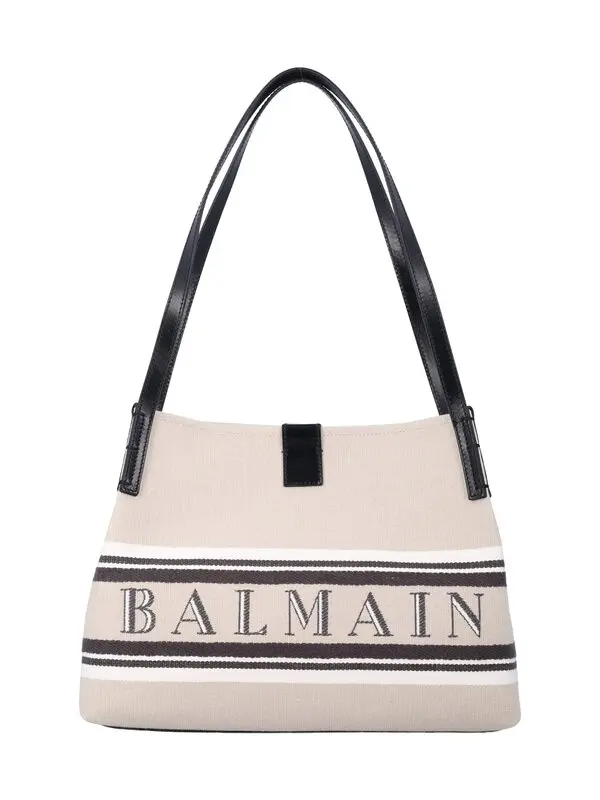 Balmain Release Shopper Bag - Beige