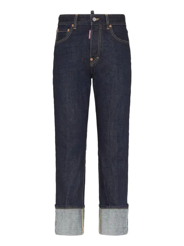Dsquared2 Five-pocket Pants - Navy Blue