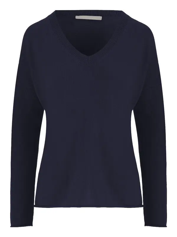 ALLUDE Cashmere Sweater - Blue