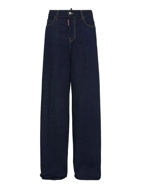 Dsquared2 5 Pocket Pants - Navy Blue