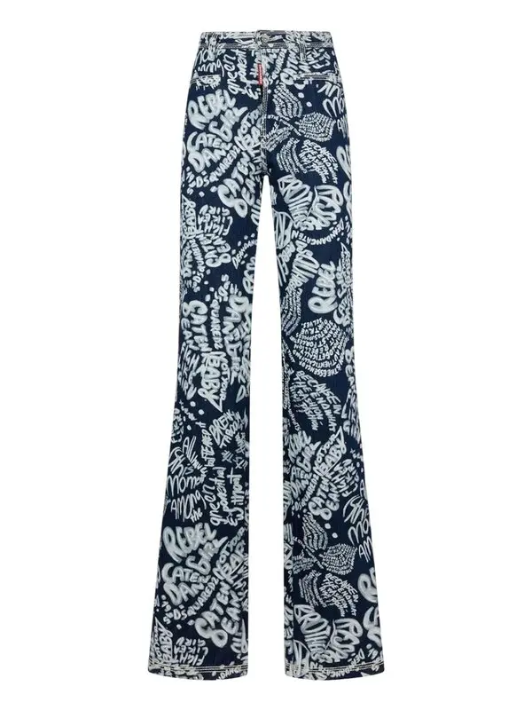 Dsquared2 Printed Rtw - Blue