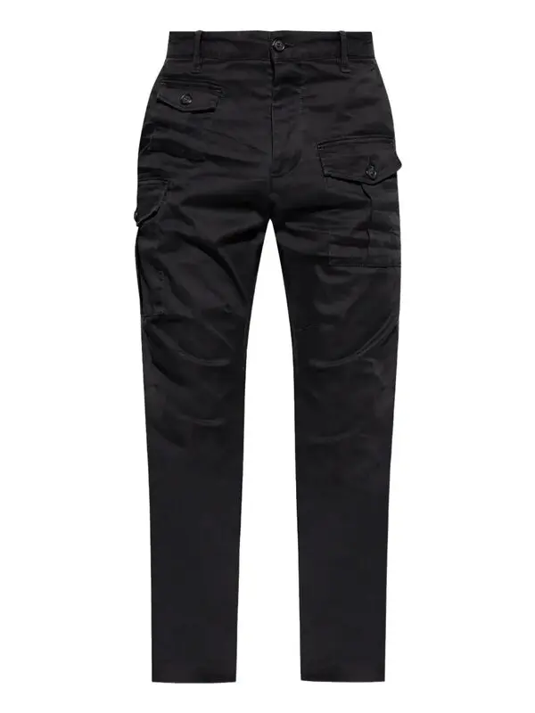 Dsquared2 Tapered Cargo Pants - Black