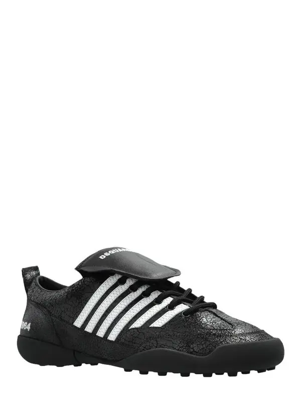 Dsquared2 Lace-up Low Top Sneakers - Nero+bianco