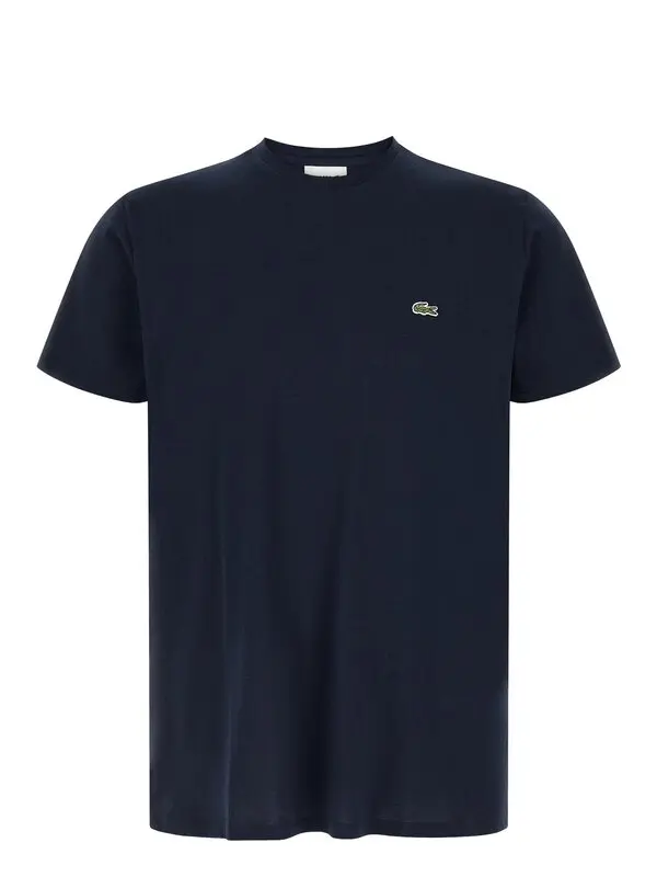 Lacoste Logo Patch T Shirt - Blue