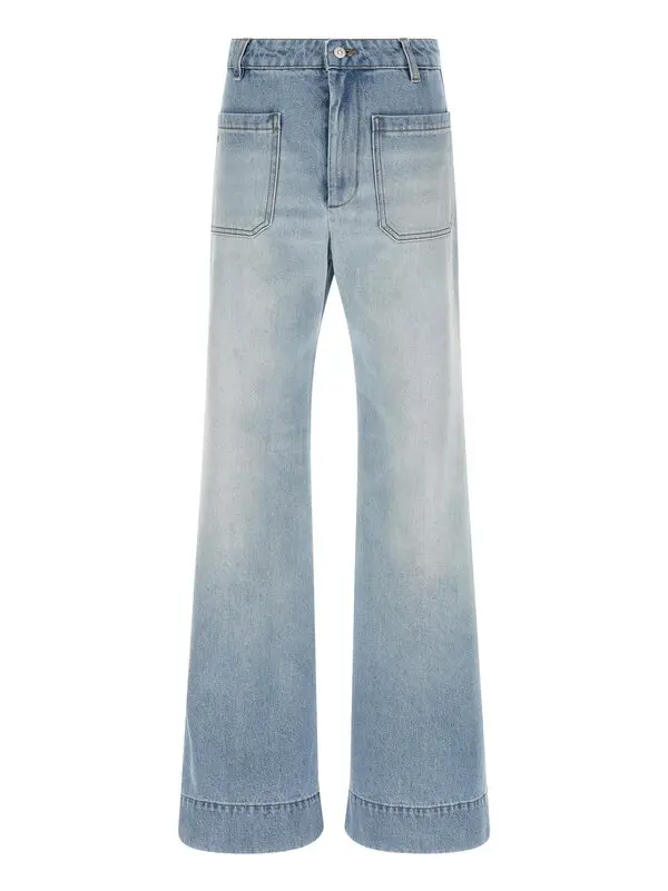 Victoria Beckham Alina Jeans - Light Blue